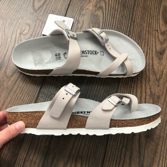 Birkenstock | Shoes | Birkenstock White Mayari Sandals | Poshmark